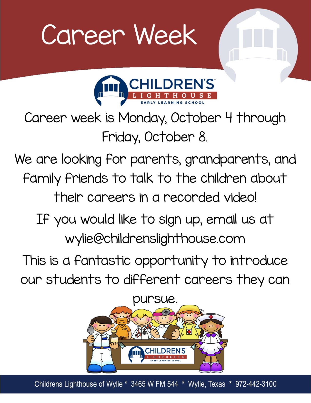 Child Day Care in Wylie, TX - Daycare in Wylie - Children's Lighthouse